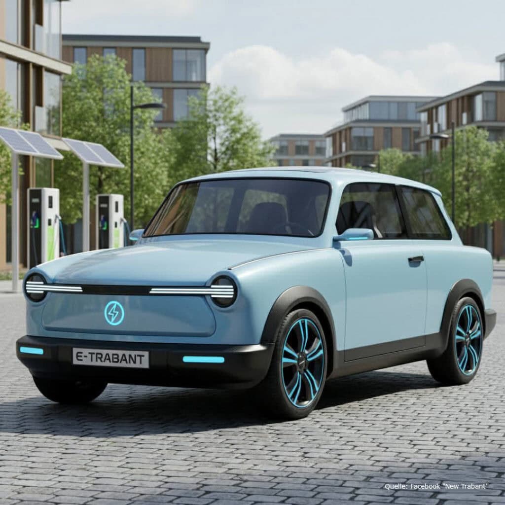 Trabant Elektroauto: Wie könnte ein moderner E-Trabi aussehen ...